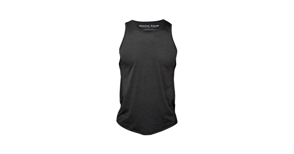Made In USA | 100% Made in USA Performance Tank (Midnight Grey)