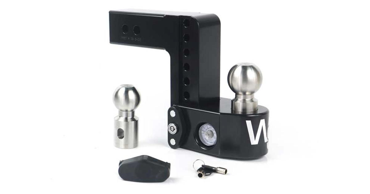 Made In USA | 6-Inch Drop Hitch, 2.5-Inch Shank, Scale, Cerakote