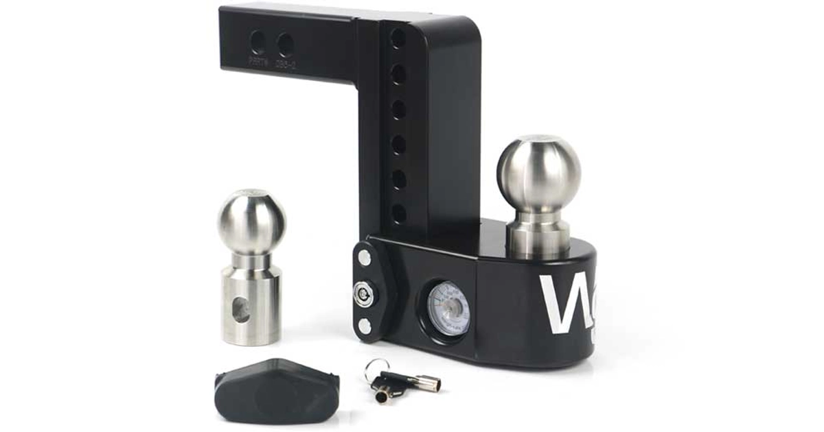 Made In USA | 6-Inch Cerakote Drop Hitch with Scale, 2-Inch Shank