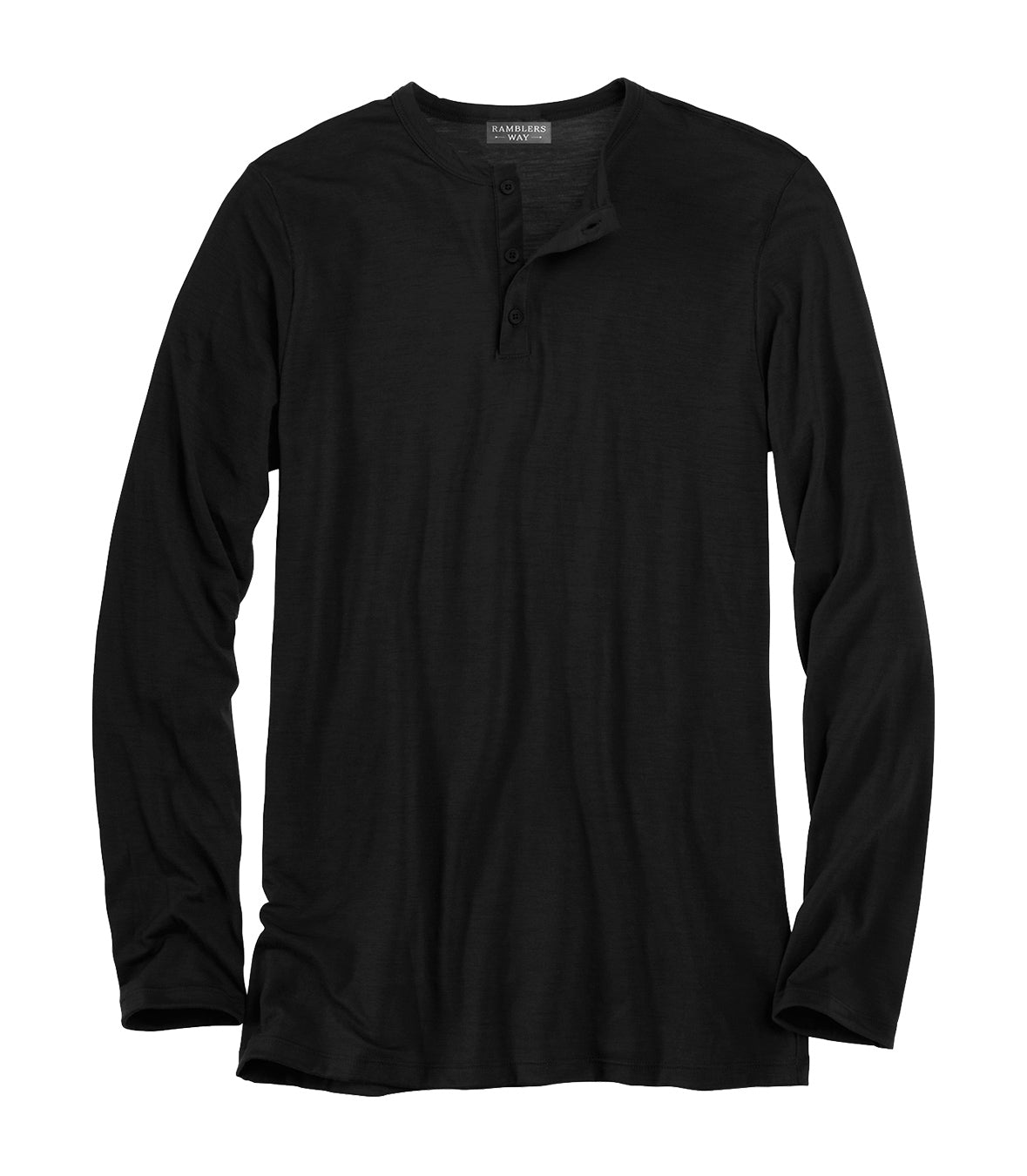 Made In the USA | Men's Wool Henley - Long Sleeve