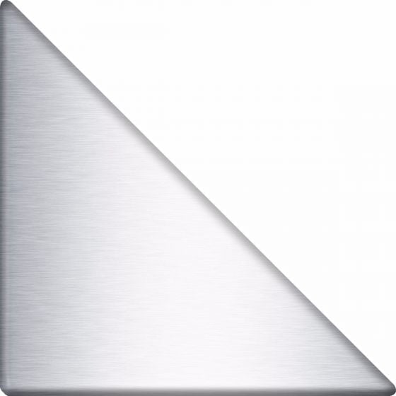 Made In the USA | 4" x 4"x 5 1/2"-Triangular Stainless Steel Tile