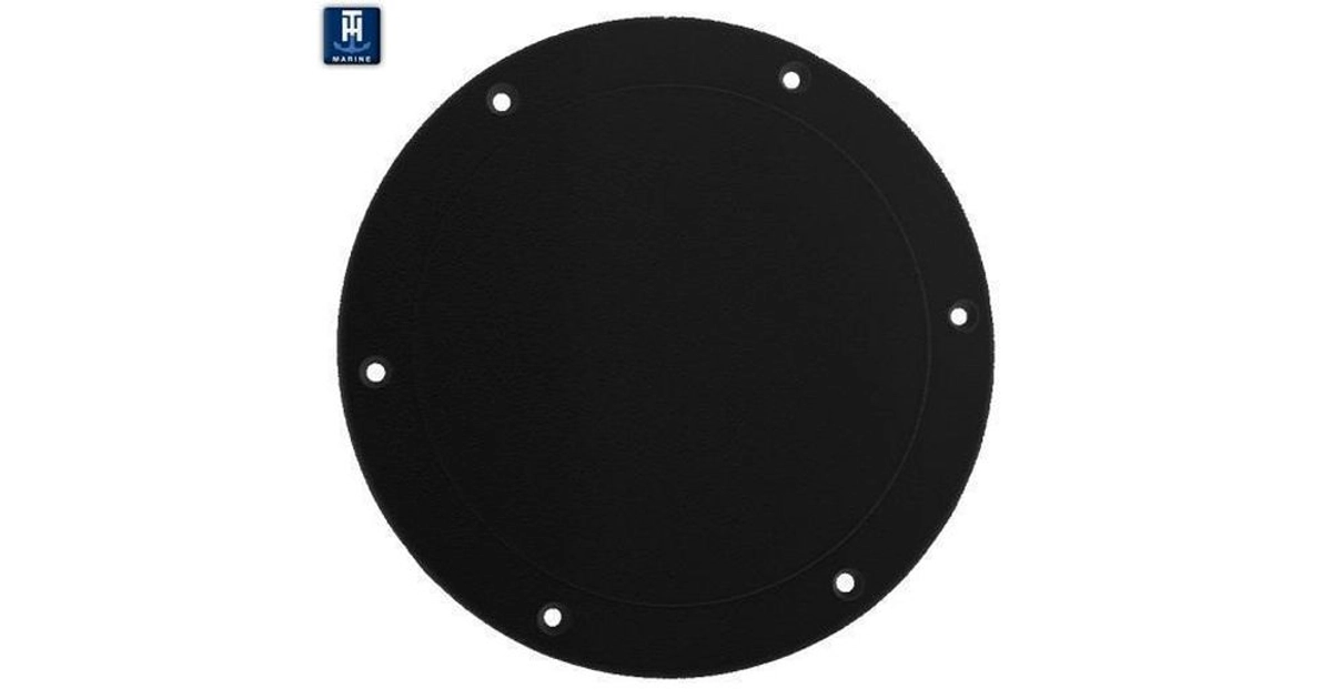 Made In USA | 8-Inch Screw-Down Deck Plate, Black