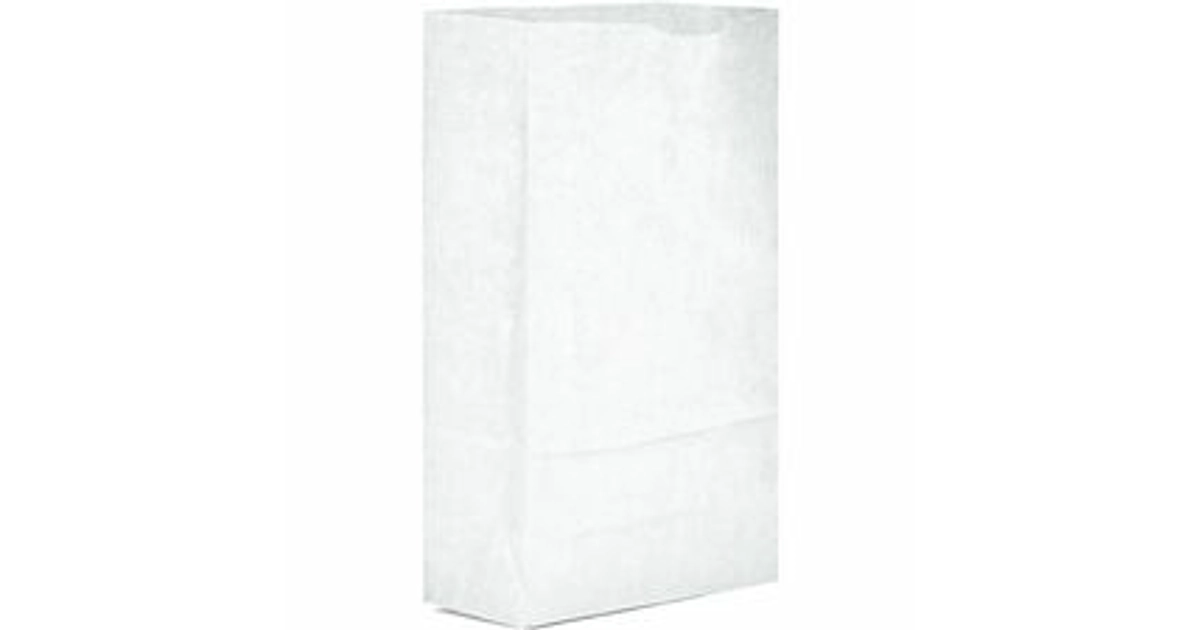 Made In USA | AJM Paper Grocery Bags - 6" x 3.6" - Bleached Kraft ...