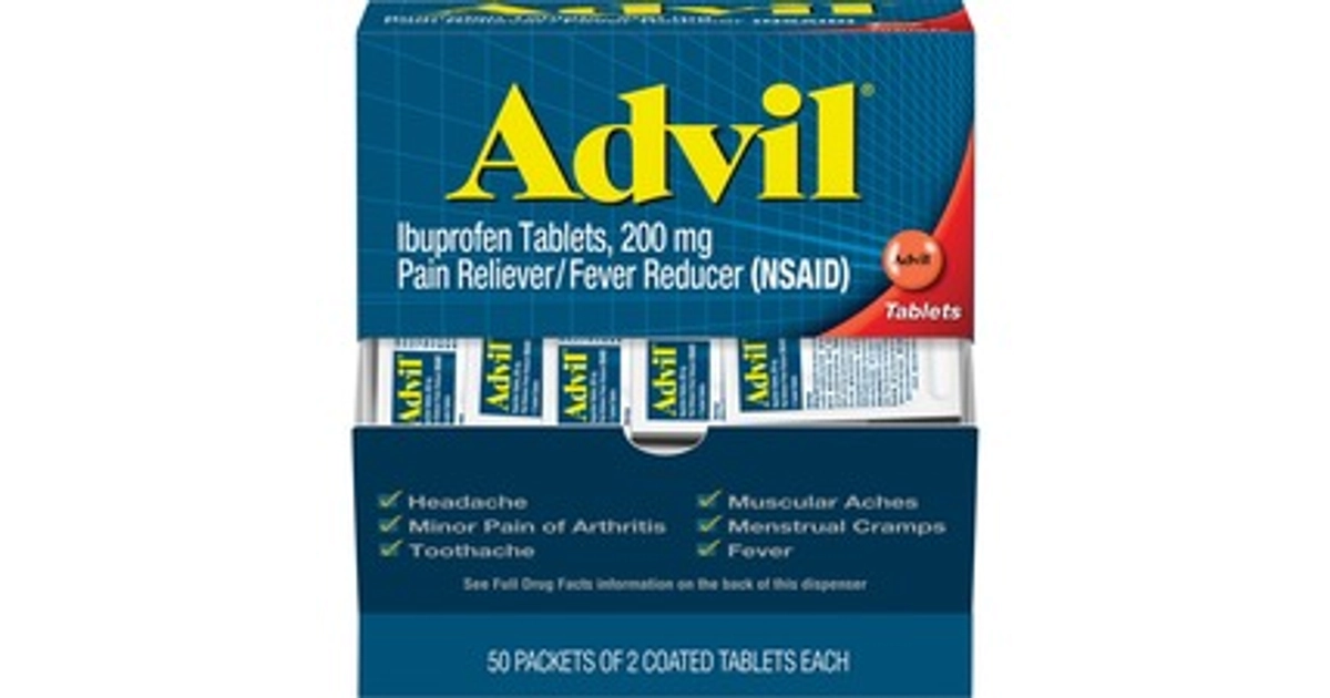 Made In USA | Advil Ibuprofen Tablets - Pain Relief for Headache ...