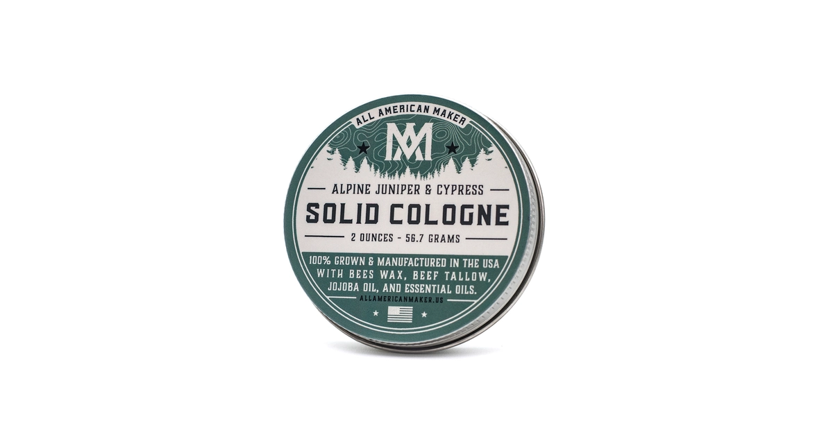 Made In USA | Alpine Juniper & Cypress : Solid Cologne