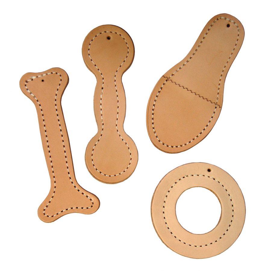 Made In the USA | Interactive Natural Leather Dog Toy