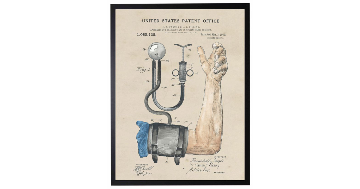 Made In USA | Blood Pressure Cuff Patent