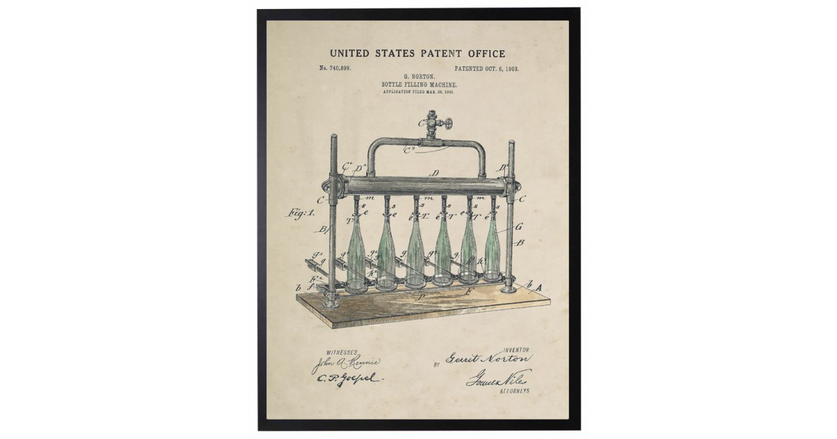 Made In USA | Bottle Filling Machine Patent