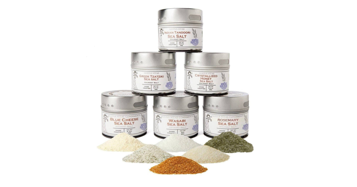 Made In USA | Chef's Secret Finishing Sea Salts Collection - 6 Tins