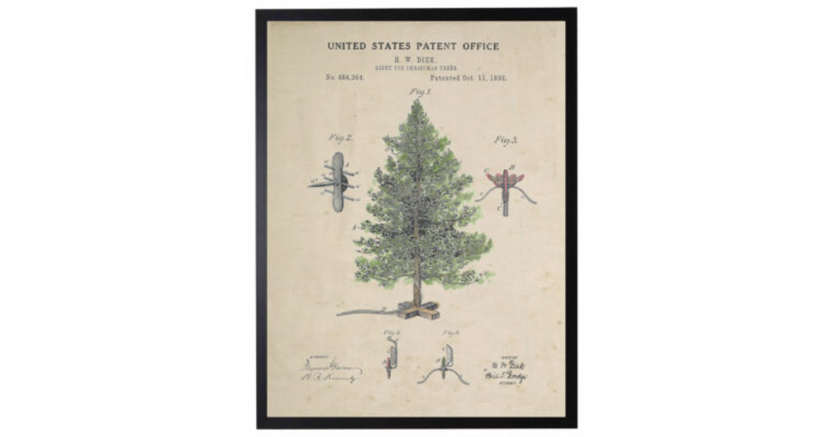 Made In USA | Christmas Tree Lights Patent