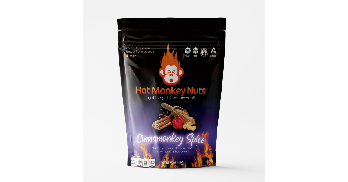 Made In USA | Cinnamonkey Spice - Spicy Roasted Peanuts