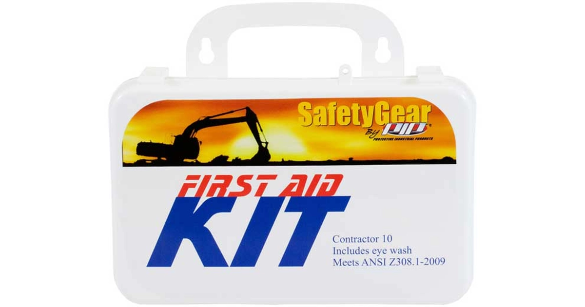 Made In USA | Contractor First Aid Kit, 10-Person, Weatherproof, Wall ...