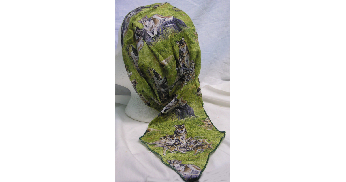 Made In USA | Mother Wolf & her family enjoying the grass Du-rag