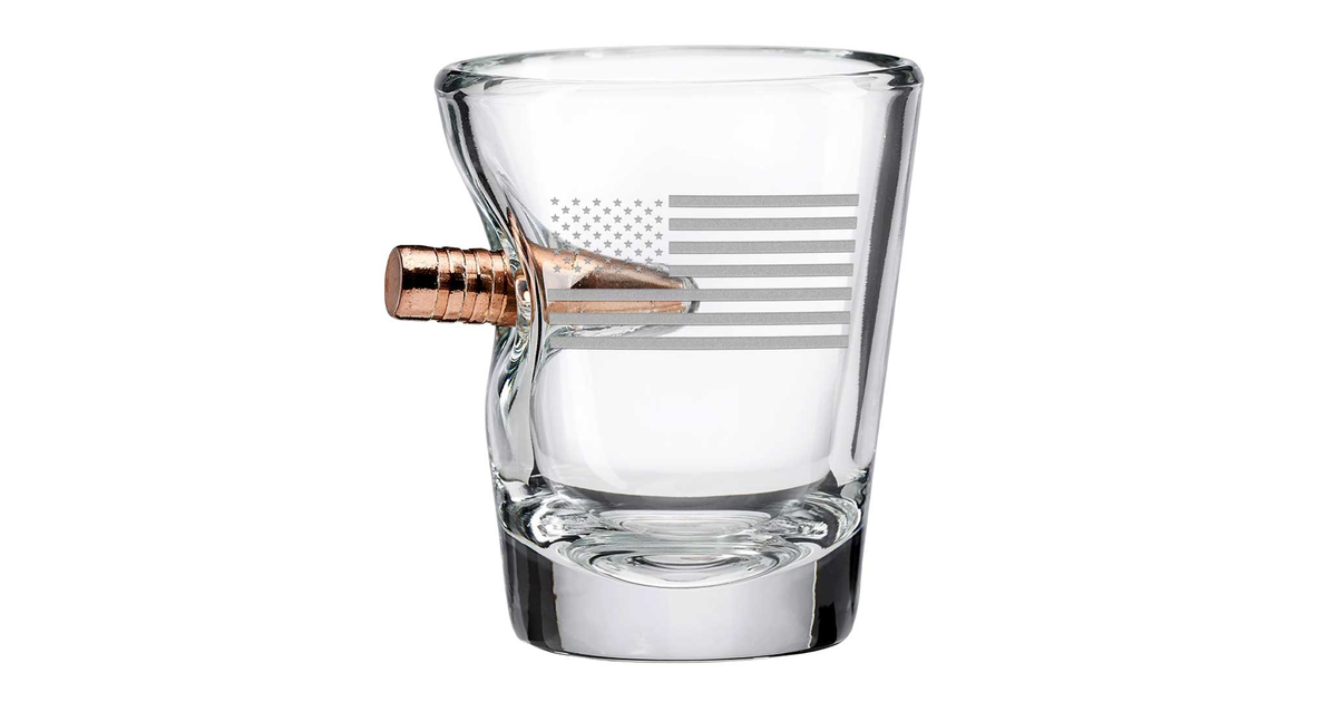Made In USA | US Flag Shot Glass - 2oz