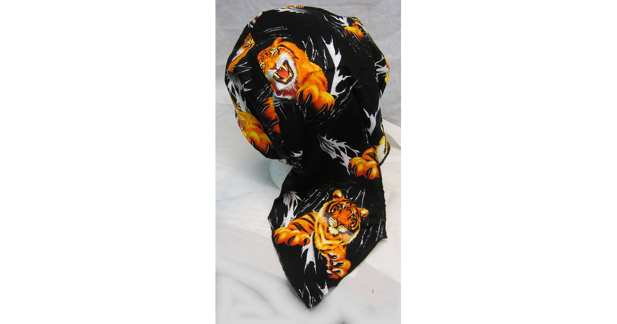 Made In USA | Black Tiger Du-rag