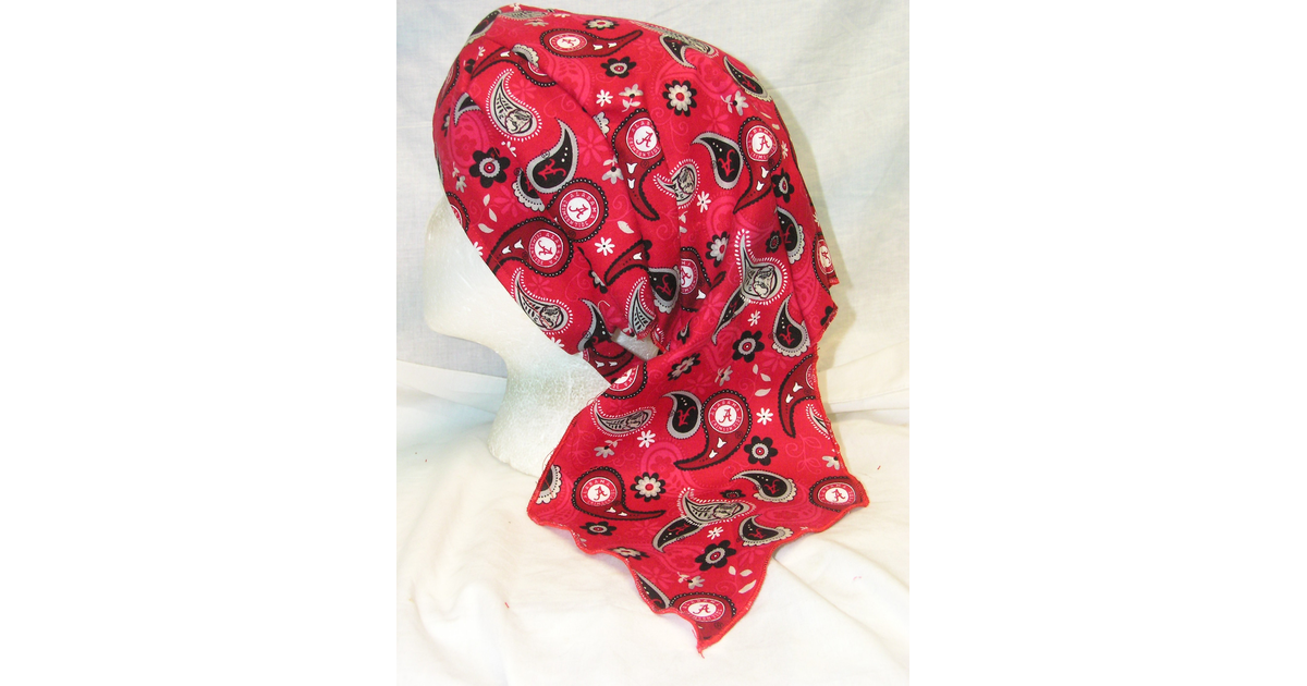 Made In USA | Alabama U Paisley Print Du-rag