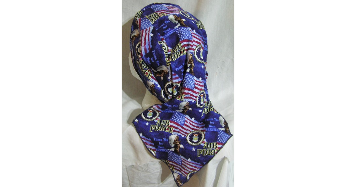 Made In USA | US Air Force Eagles & Flags Du-rag