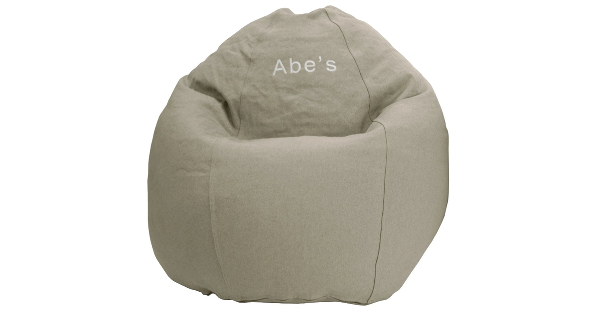 Made In USA | ComfyBean Kid's Bean Bag Chair - Hemp
