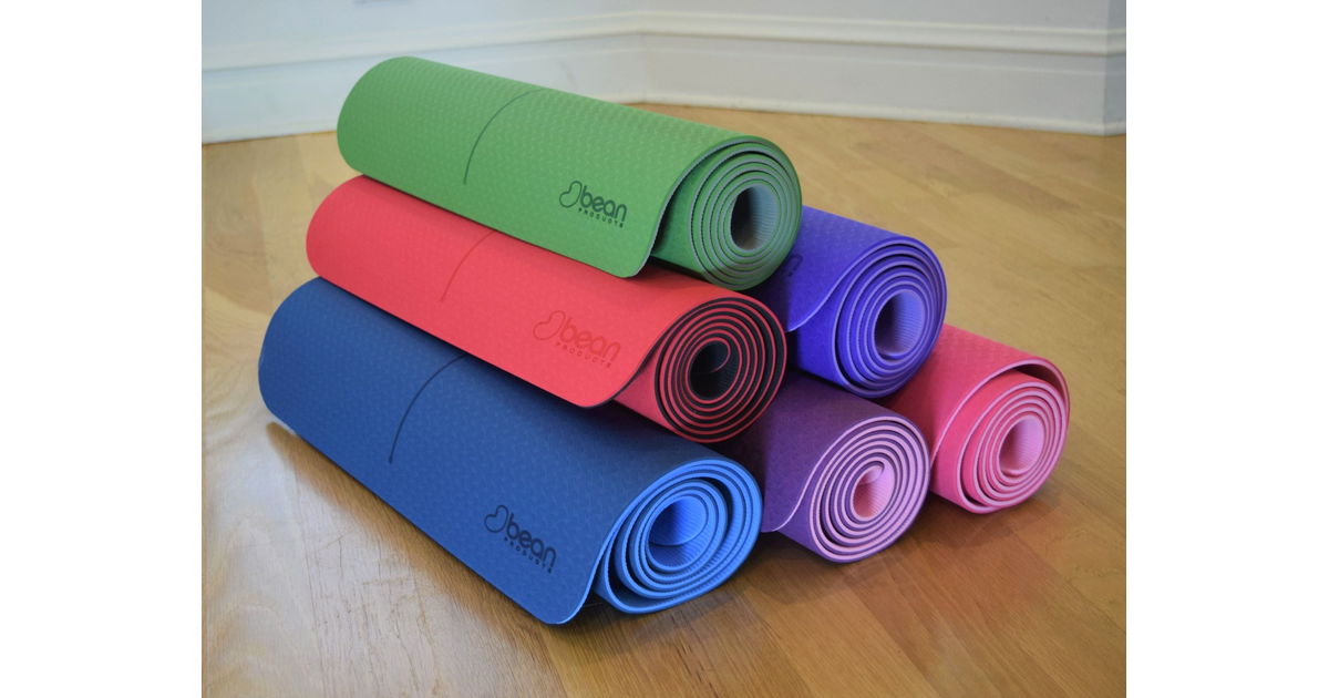 Made In USA | SuperLite TPE Yoga Mat - Laser Symmetry Line with Energy ...