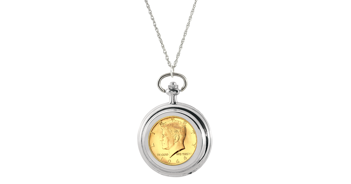 Made In USA | Gold-Layered JFK 1964 First Year of Issue Half Dollar ...