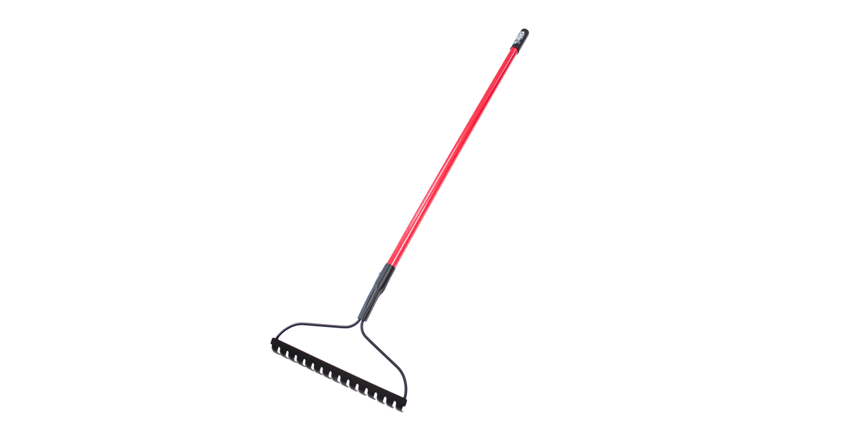 Made In USA | Bully Tools 16" Bow Rake with Fiberglass Handle