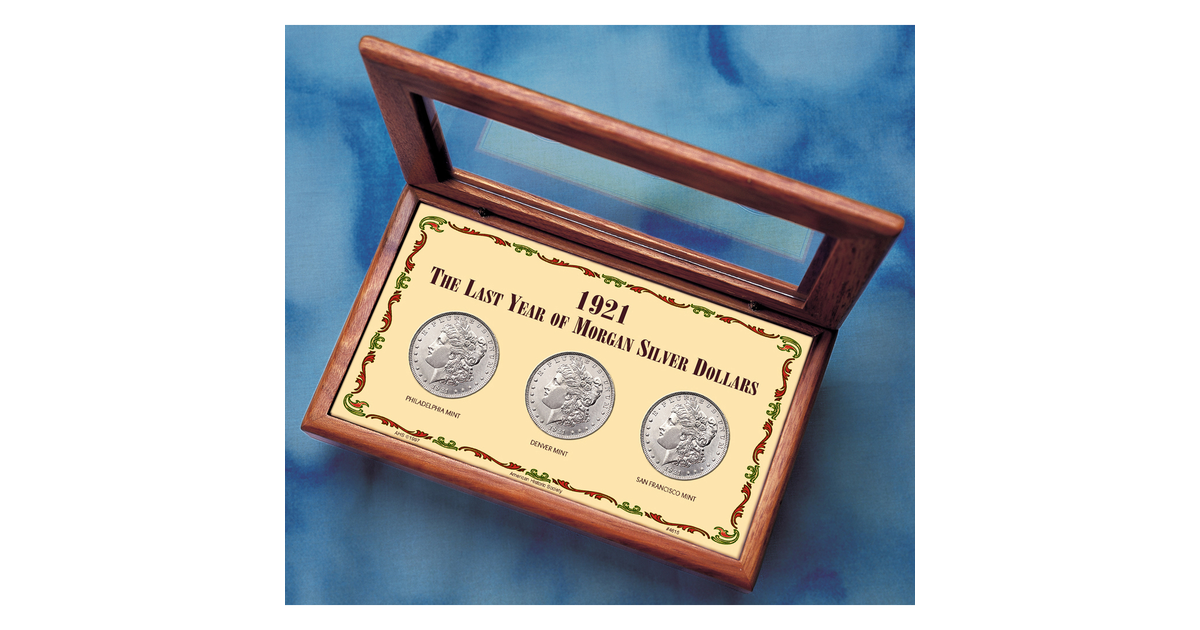 Made In USA | 1921 Last Year Morgan Silver Dollar Complete Mint Mark ...