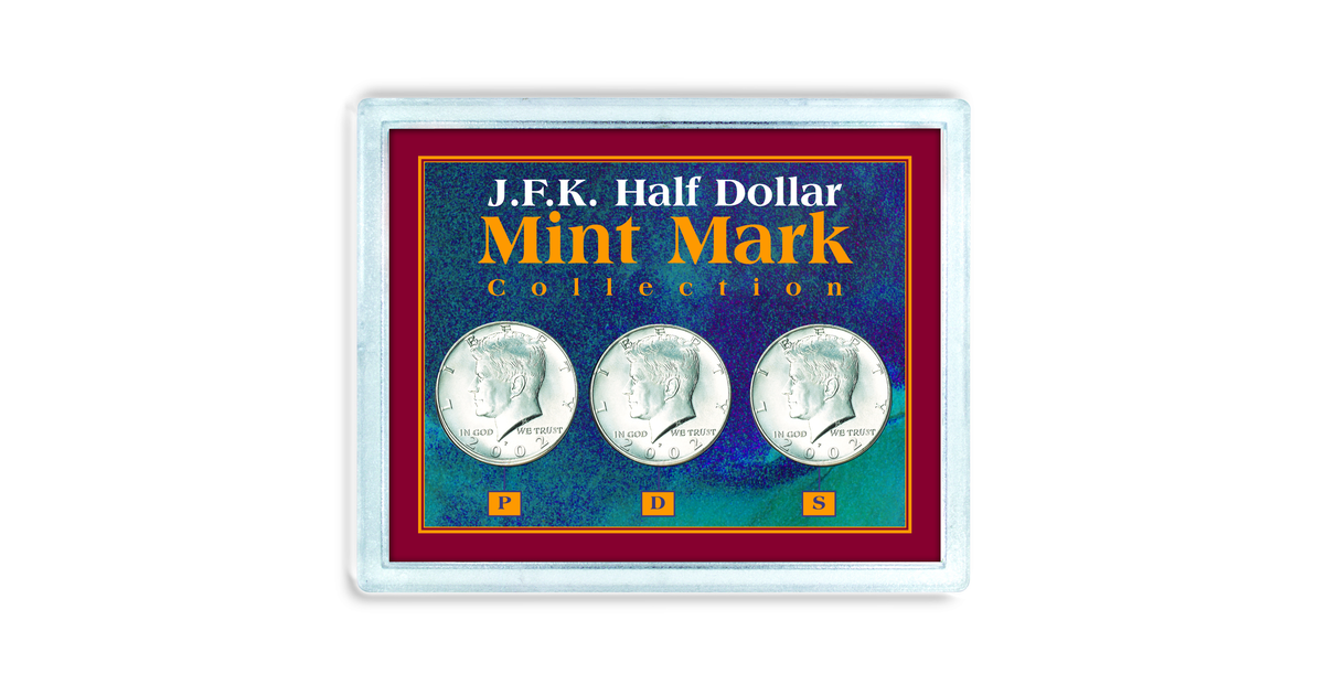 Made In USA | JFK Half Dollar Mint Mark Collection
