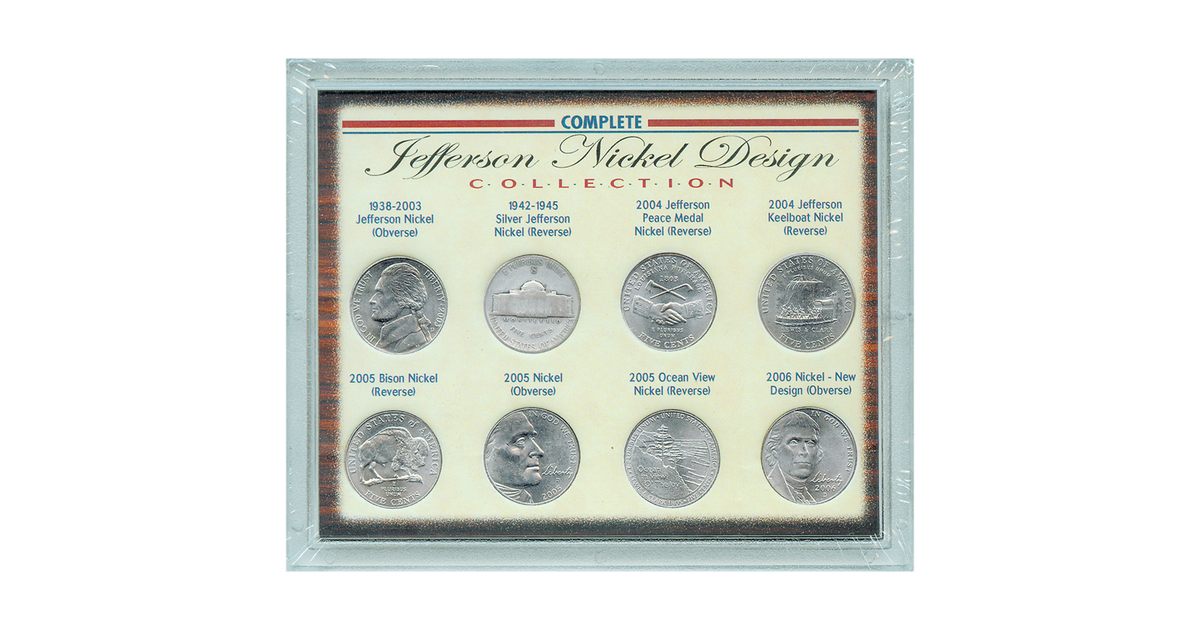 Made In USA | Complete Jefferson Nickel Design Collection