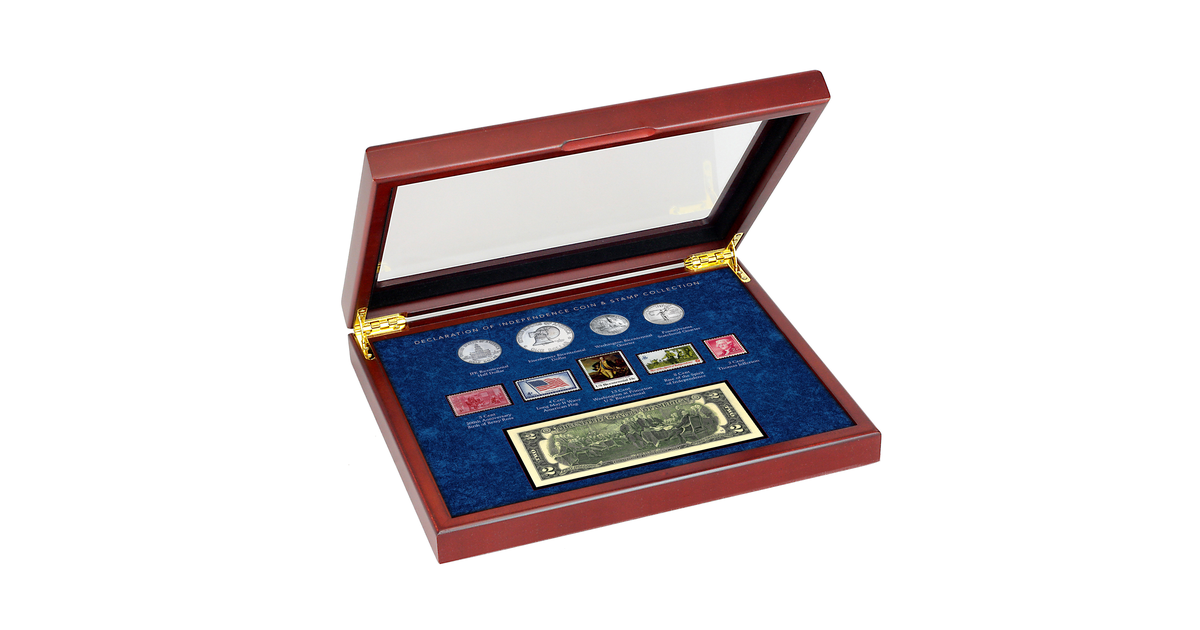 Made In USA | Declaration of Independence Coin and Stamp Collection