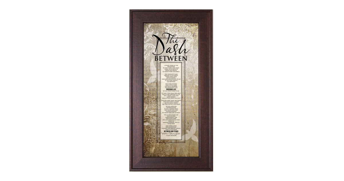Made In USA | The Dash Between Framed Wall Art