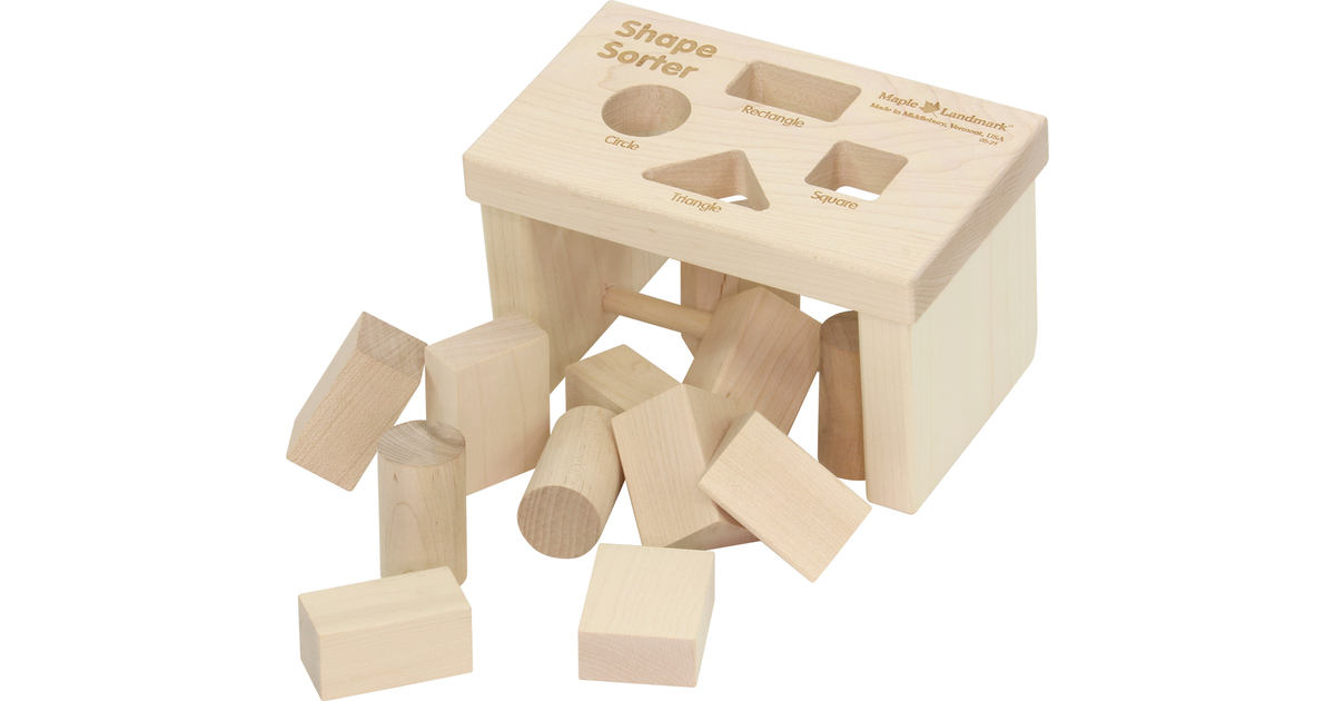Made In USA | Shape Sorter Bench