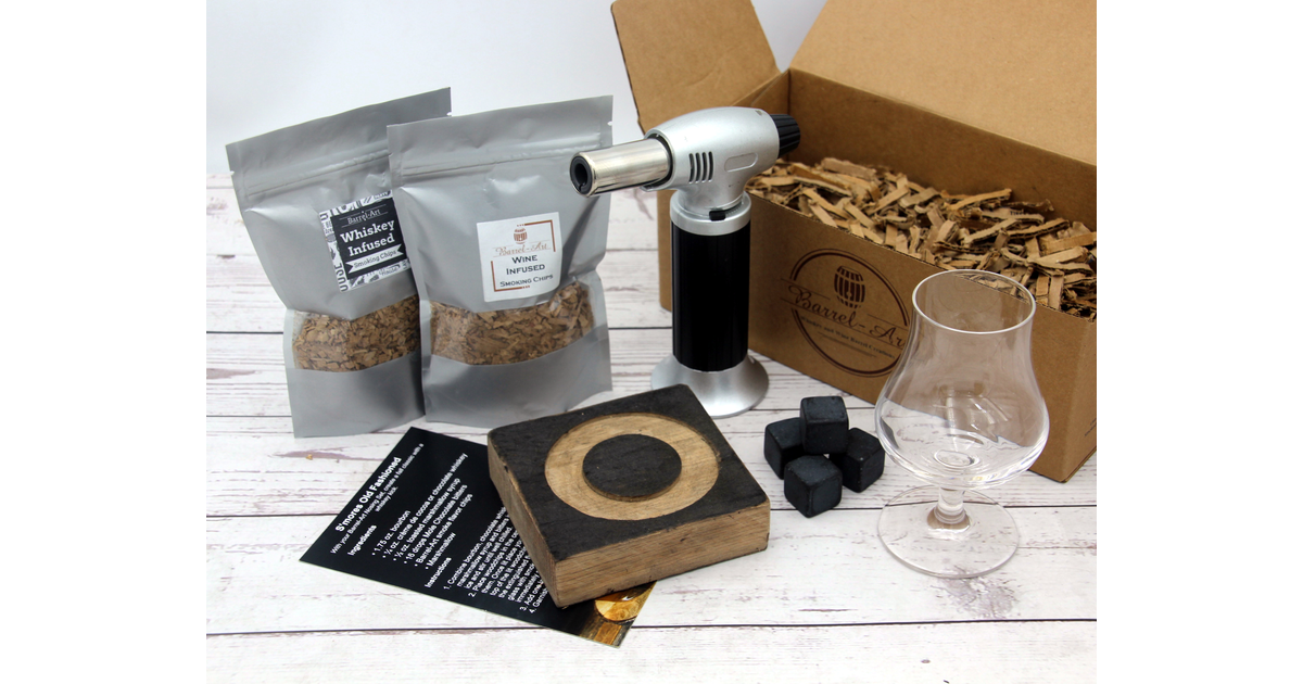 Made In USA | Authentic Smoked Whiskey Cocktail Kit