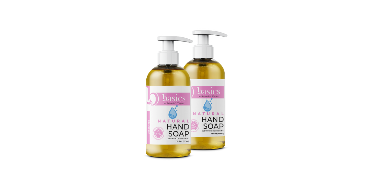 Made In USA | Basics Bundle 2 Pack Unscented Hand Soap 12oz