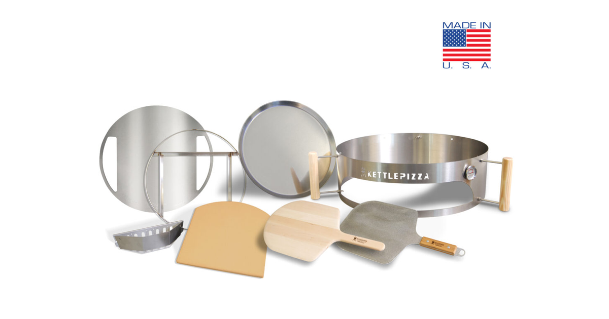 Made In USA | Serious Eats Stainless KettlePizza Pizza Oven Kit