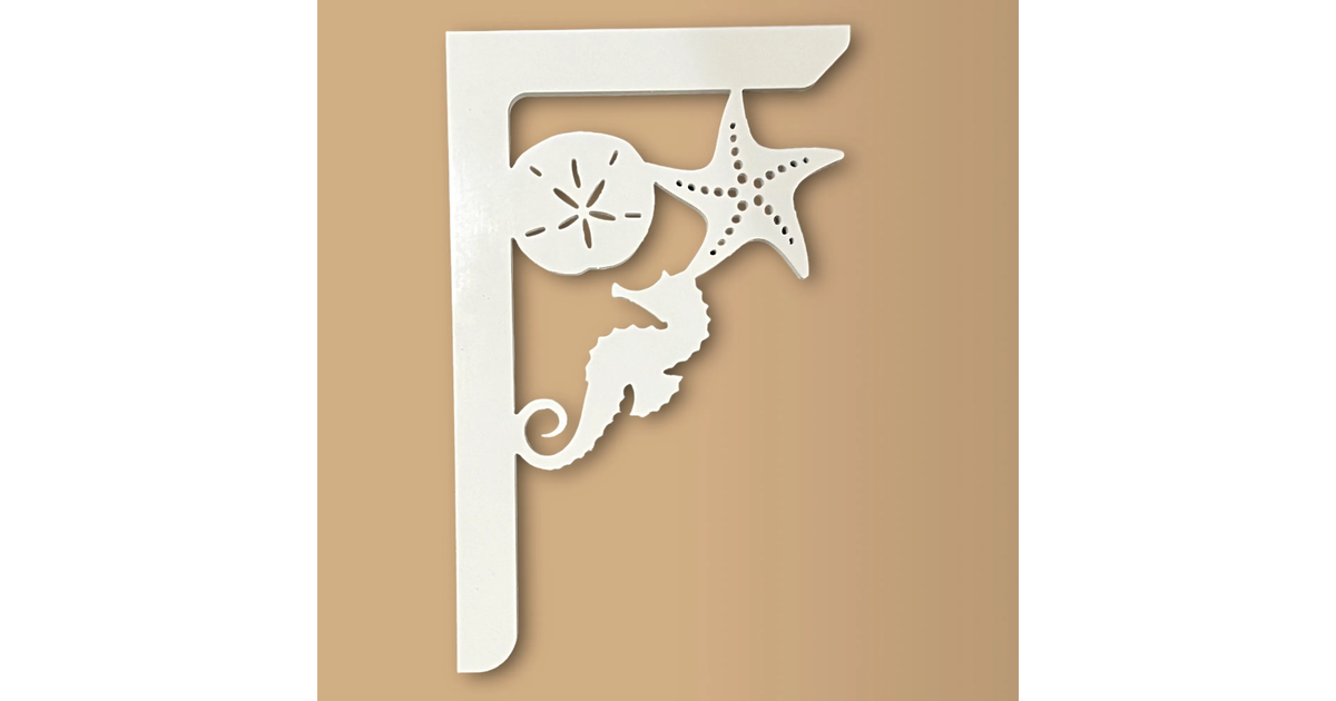 Made In USA | Seahorse, Sand Dollar, Starfish Combo Decorative PVC ...