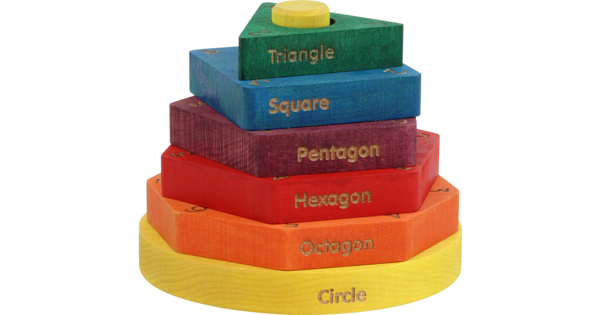 Made In USA | Colored Shape Stacker