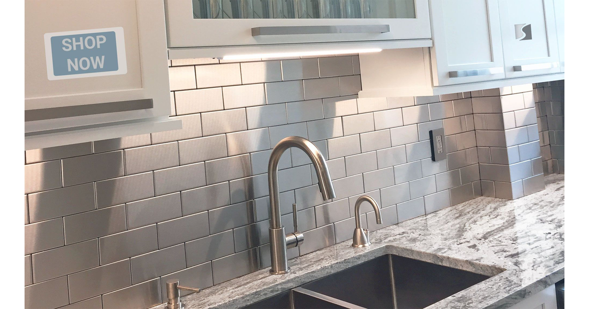 Made In USA | 2.5" x 6" Stainless Steel Subway Tile