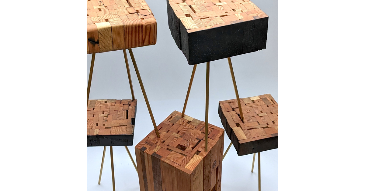 Made In USA | Assemblage side table