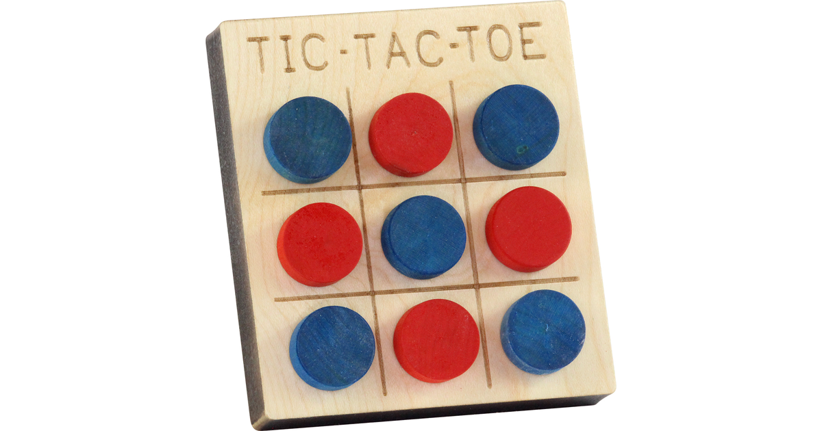 Made In USA | Small Maple Tic-Tac-Toe