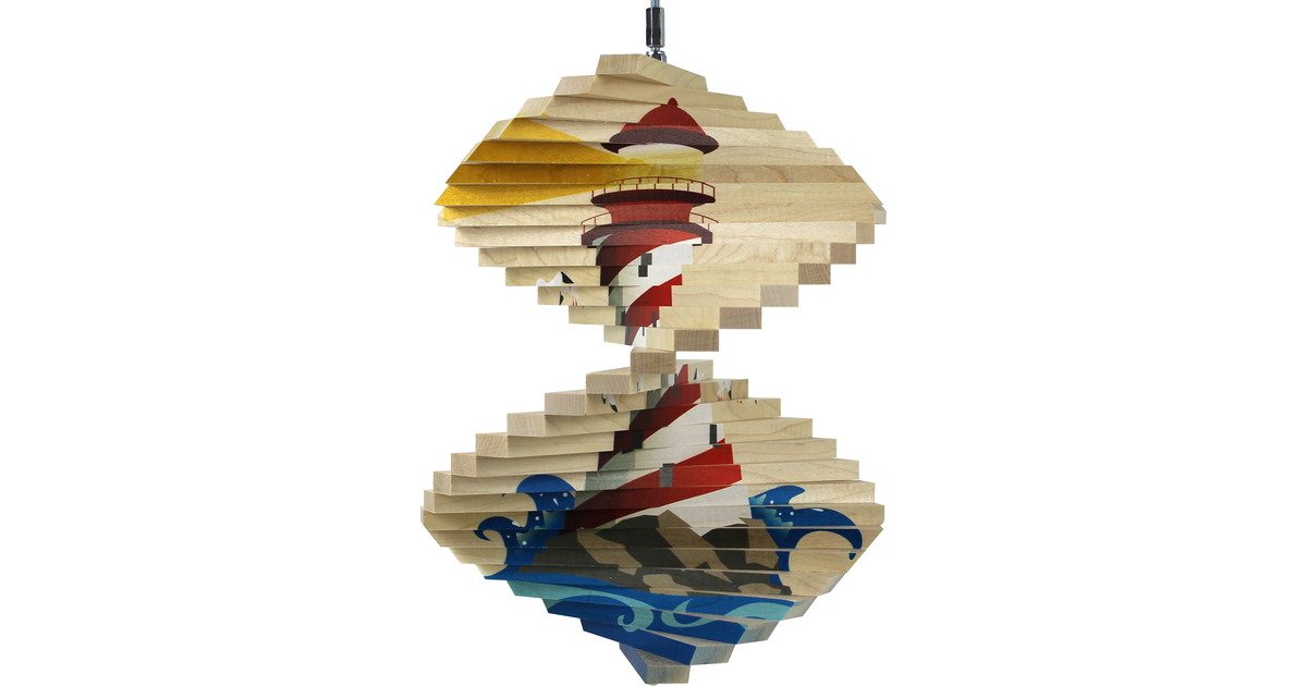 Made In USA | Lighthouse Wind Spinner