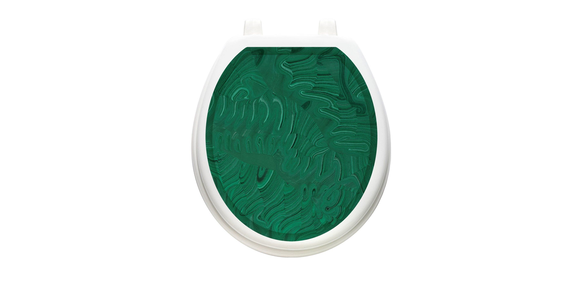 Made In USA | Malachite Toilet Tattoos,Toilet Seat Decal