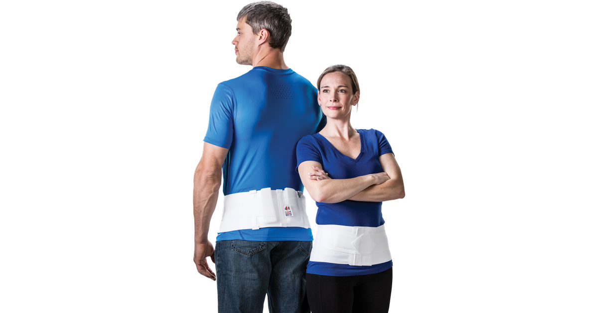 Made In USA | Triple Action Sacroiliac Back Support with Pads