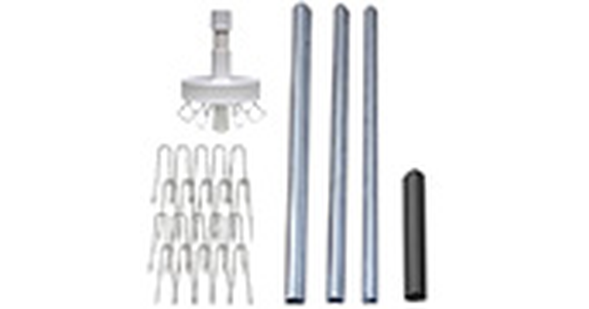 Made In USA | Triangular Telescoping Pole & Light Adapter by Prime Retreat