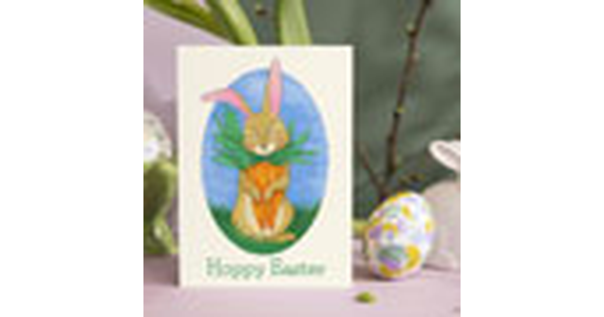 Made In USA | Hoppy Easter Greeting Card by Prime Retreat
