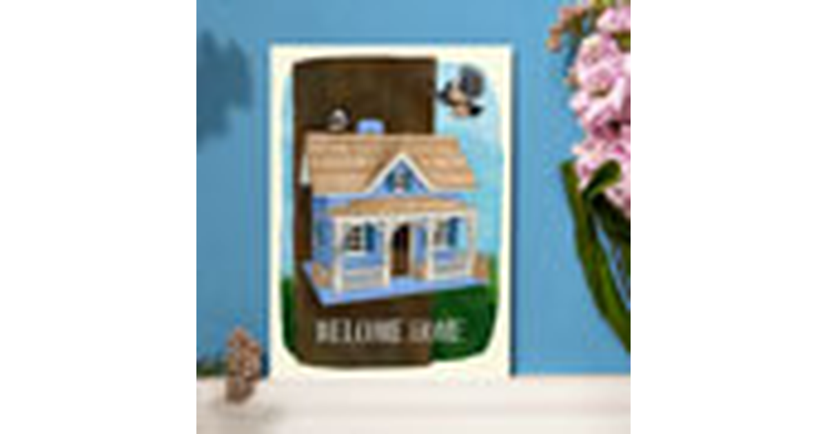 Made In USA | Welcome Home Greeting Card by Prime Retreat