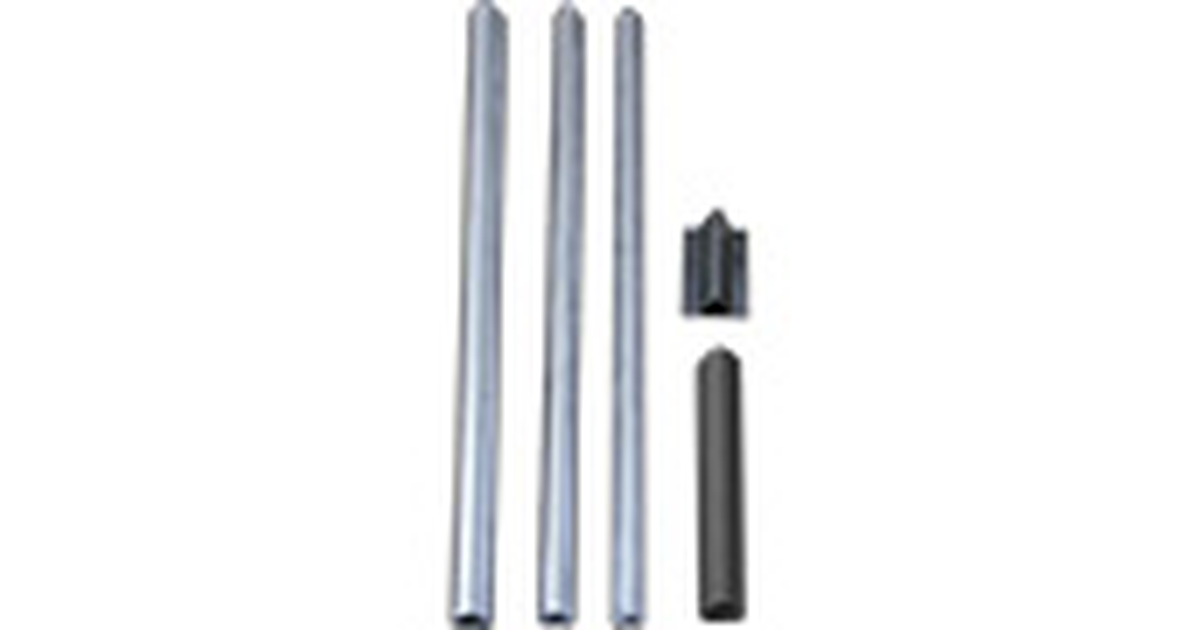 Made In USA | S&K Telescoping Bat House Pole with Ground Socket - 15'