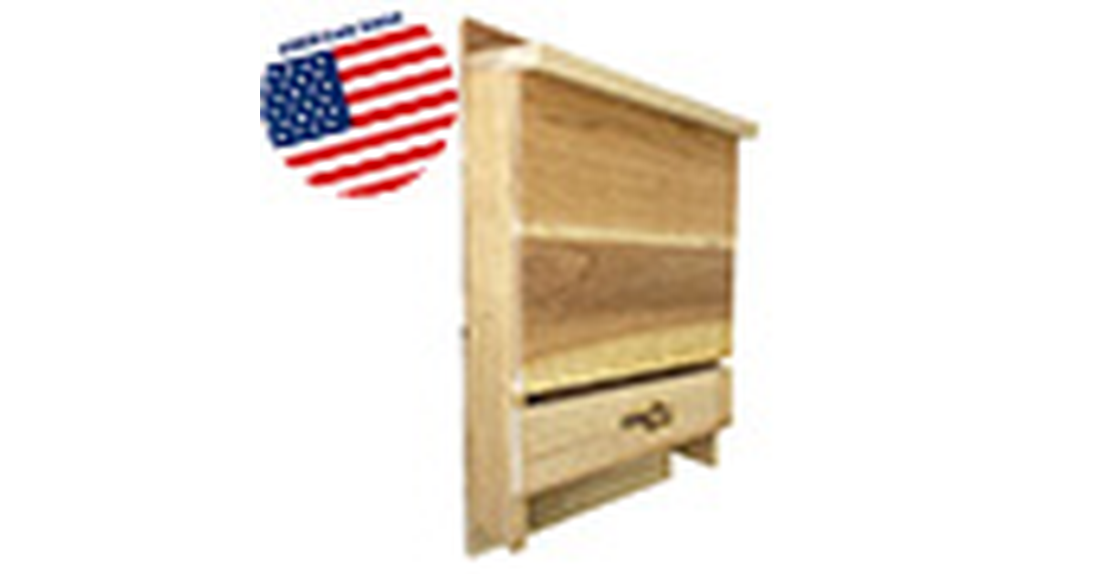 Made In USA | Triple-Celled Cedar Bat House for 200 Bats by Prime Retreat