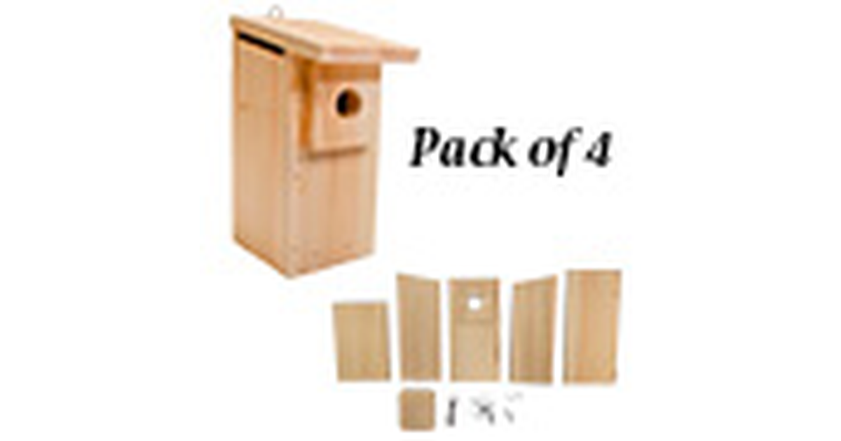 Made In USA | Coveside Eastern Bluebird House DIY Kits - Club Pack of 4