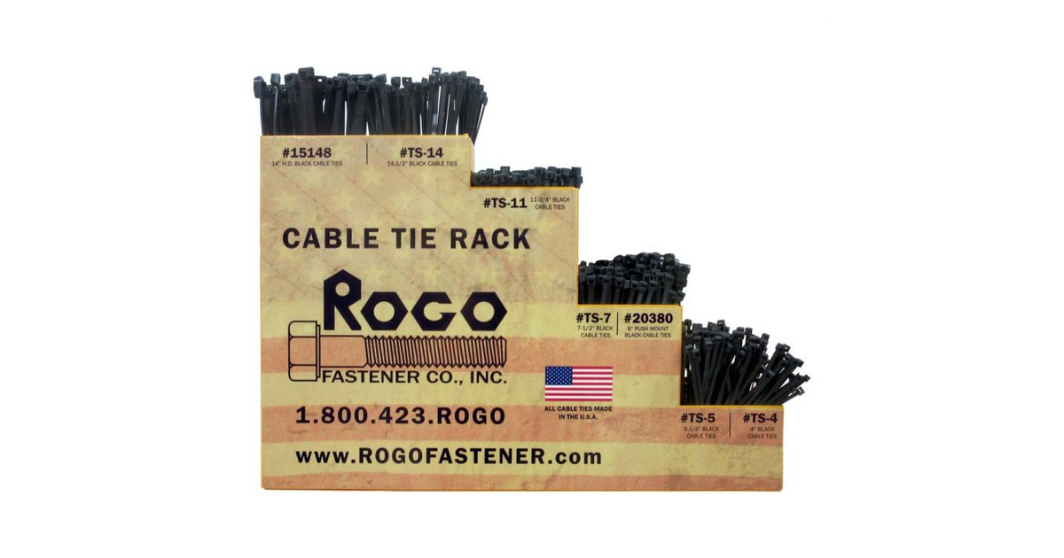 Made In USA | Cable Tie Rack Assortment