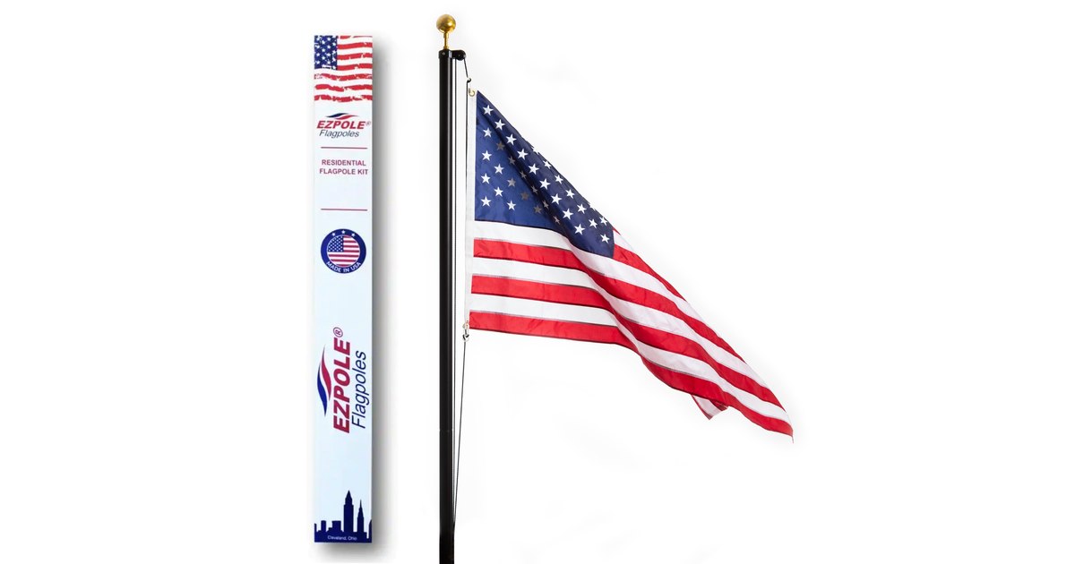 Made In USA | Classic Rope Flagpole - Dark Bronze